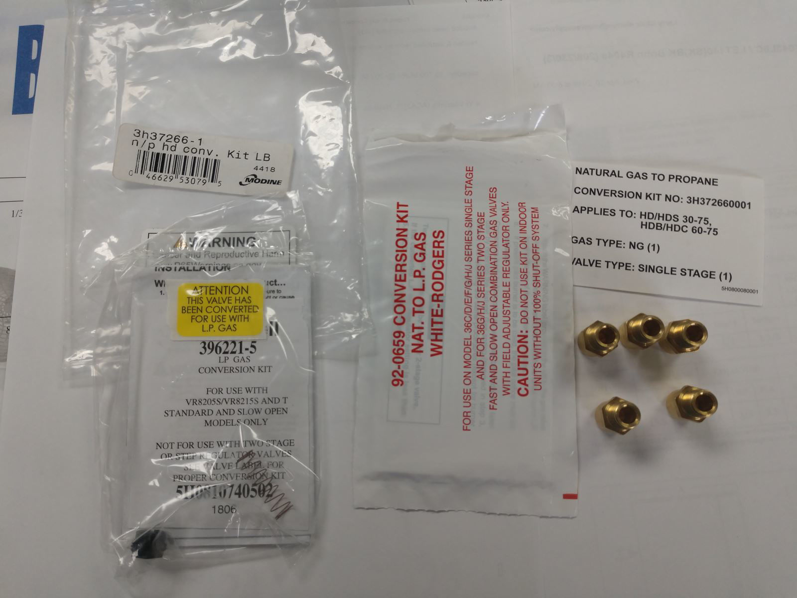 Modine 53079 LP Kit- Rogers Supply