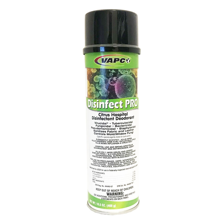 DIPA-1 Vapco Disinfect Pro Citrus Hospital Disinfectant, Aerosol ...