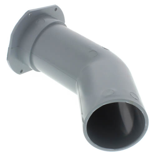 0164F00002 PVC Flue Pipe with bend- Rogers Supply