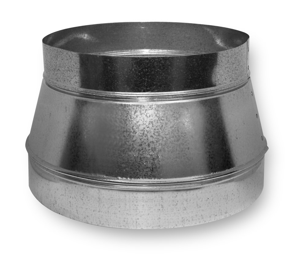 SPIRAL TAPERED REDUCER 14X8 24GA- Rogers Supply