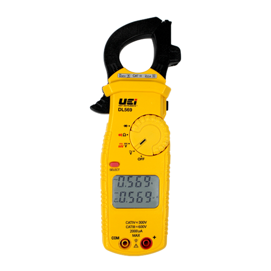 DL569 UEi Test Instruments 400A TRMS Clamp Meter- Rogers Supply