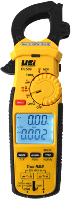 DL589 UEi Test Instruments 600A TRMS Clamp Meter- Rogers Supply
