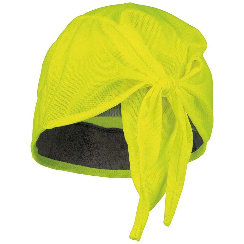 60546 Klein Cooling Do Rag, High-Visibility Yellow, 2-Pack- Rogers Supply