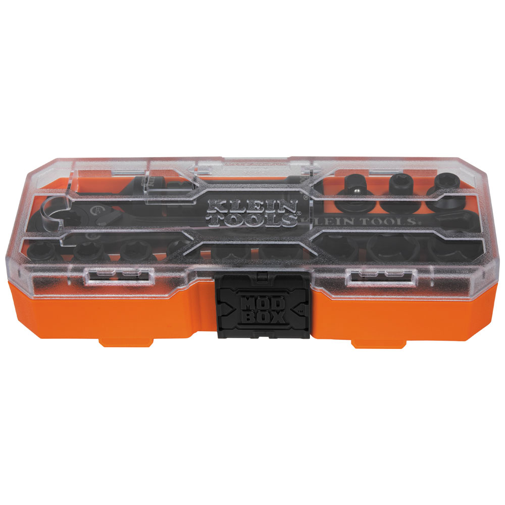 65400 Klein KNECT™ 3/8" Drive Impact-Rated Pass Through Socket Set, 15 ...
