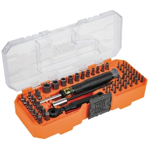 32787 Klein Precision Ratchet and Driver System, 64-Piece- Rogers Supply