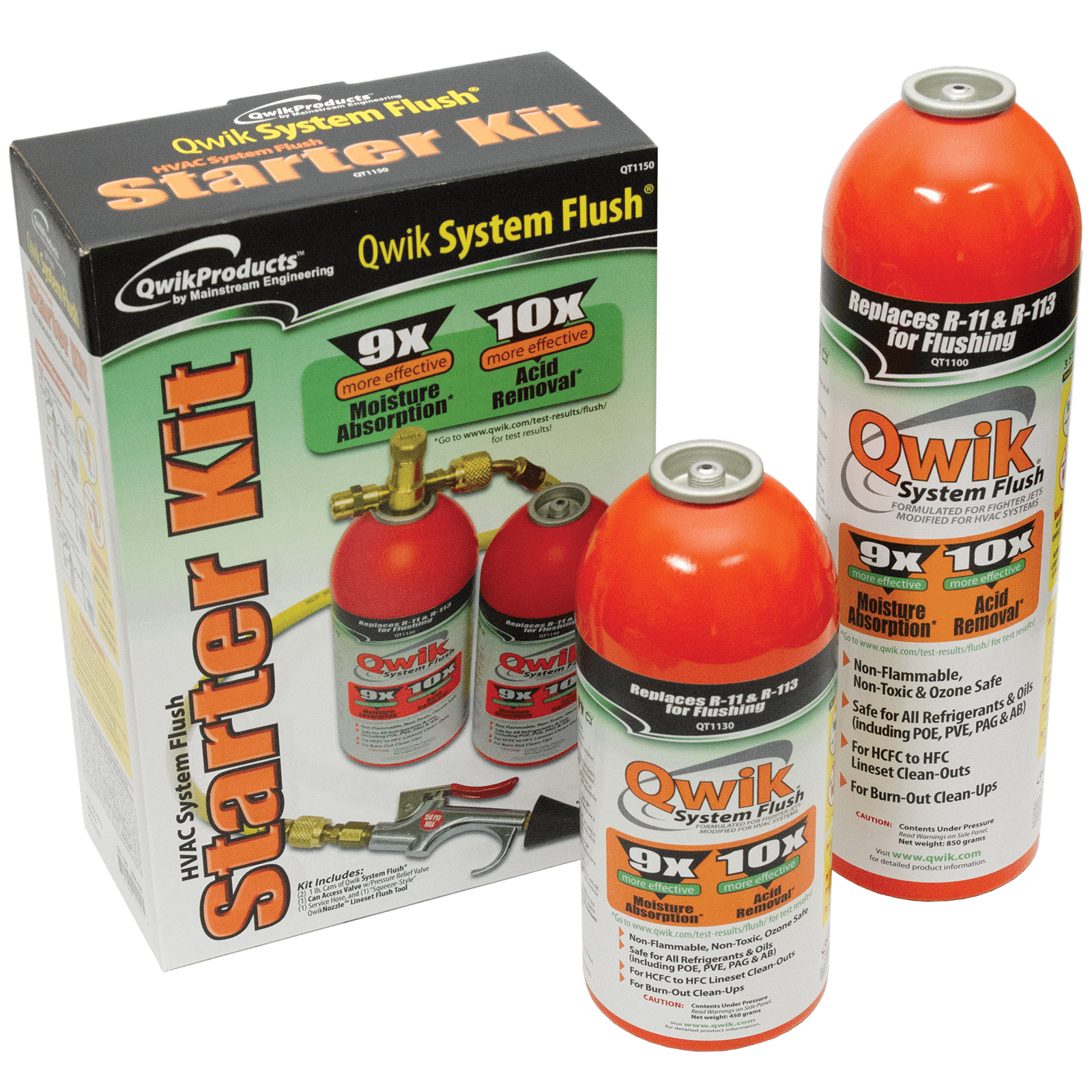 QT1150 Qwik System Flush® Starter Kit- Rogers Supply