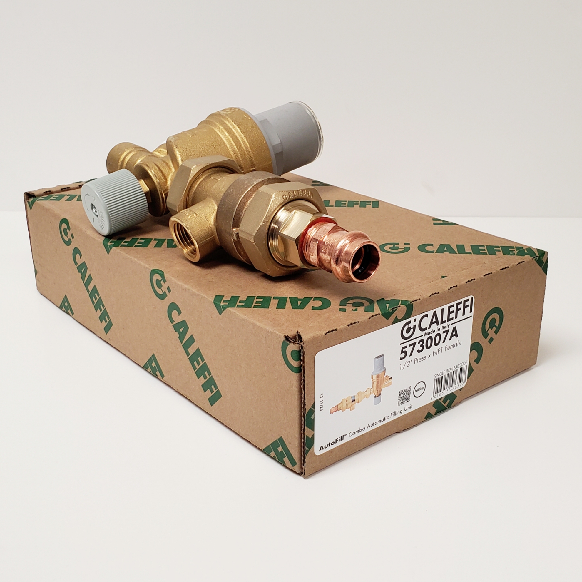 573007A Caleffi Automatic filling valve, 1/2" Press X 1/2" FNPT- Rogers ...
